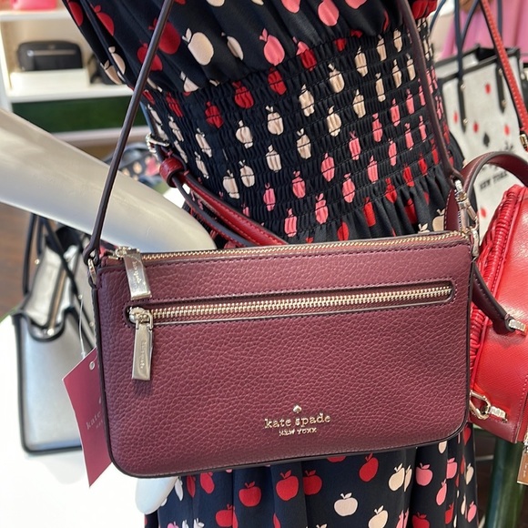 kate spade | Bags | Kate Spade Leila Pebble Leather Convertible ...